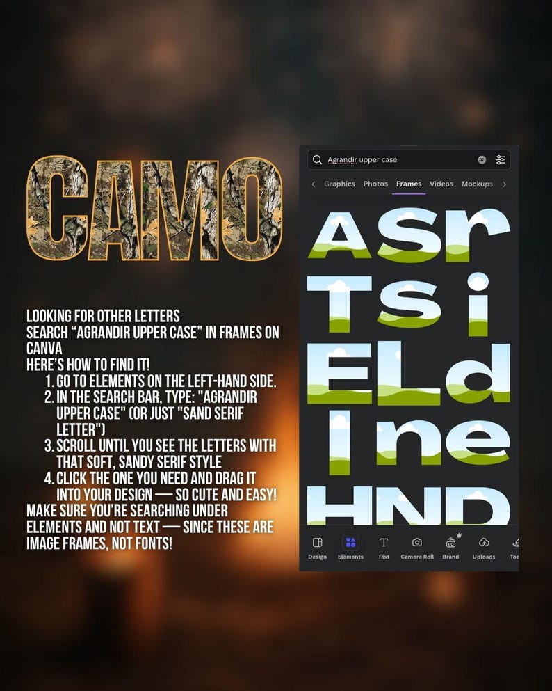 Camo Bonfire Party Flyer Template, ATV, Dirtbike (canva Editable) - Etsy