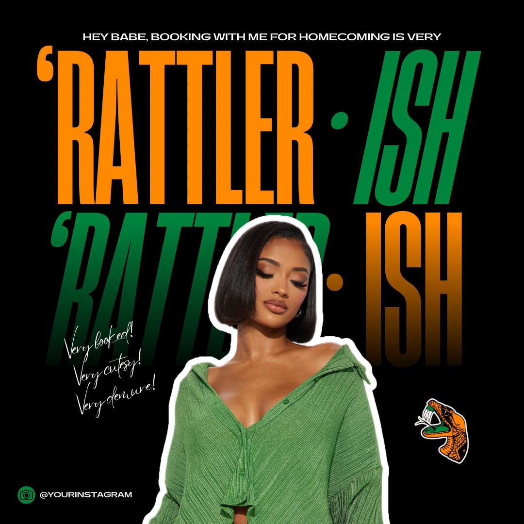 FAMU Homecoming Social Media Flyer Bundle, Appointment Flyer, Bookings ...