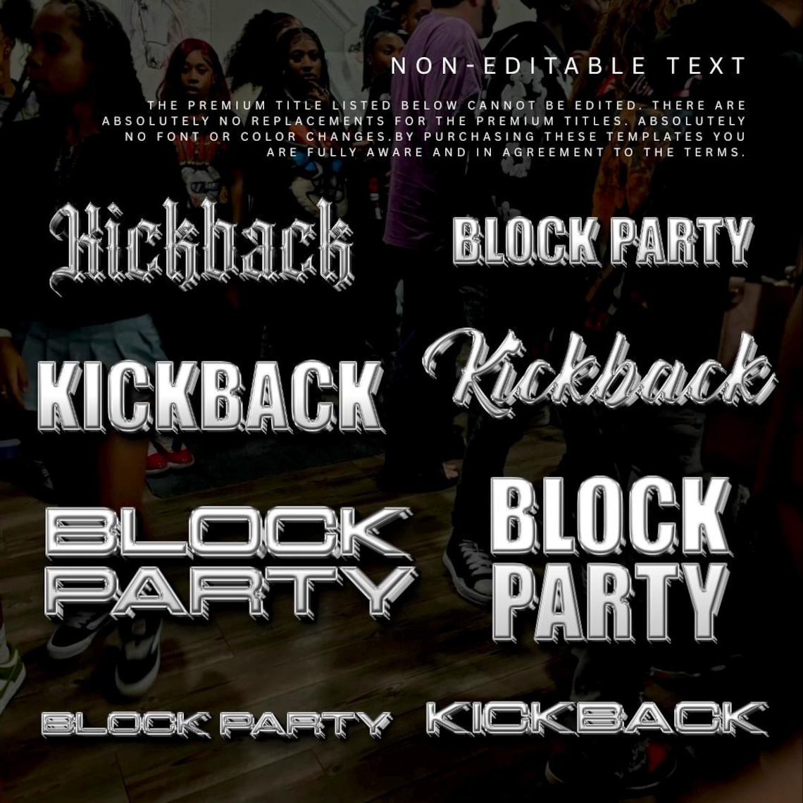 Editable Kickback Party Flyer Templates, Block Party, Game Night (canva ...