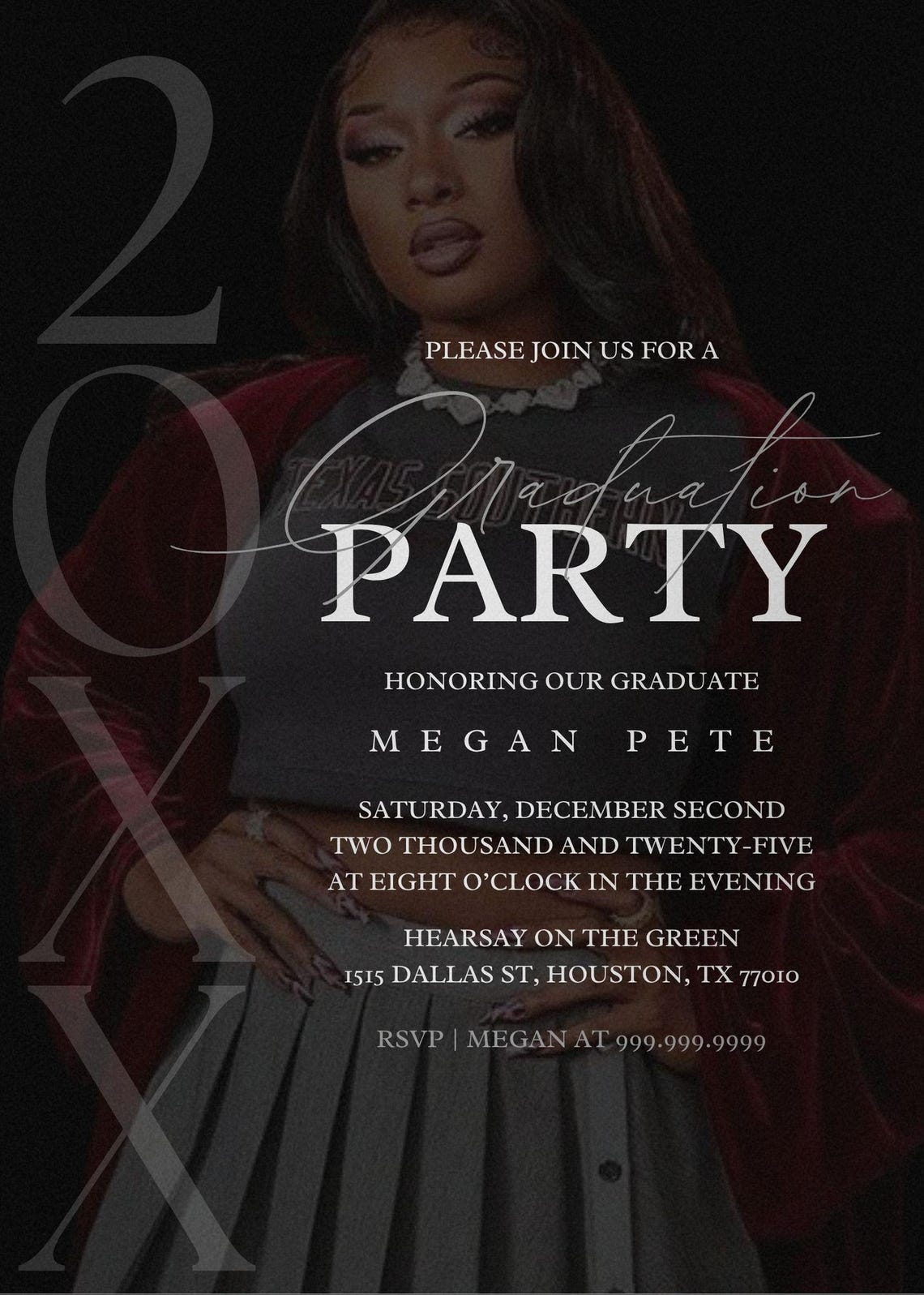 Graduation Invitation Flyer Template, Fully Editable, Multicolor ...