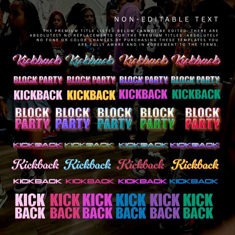 Editable Kickback Party Flyer Templates, Block Party, Game Night (canva ...