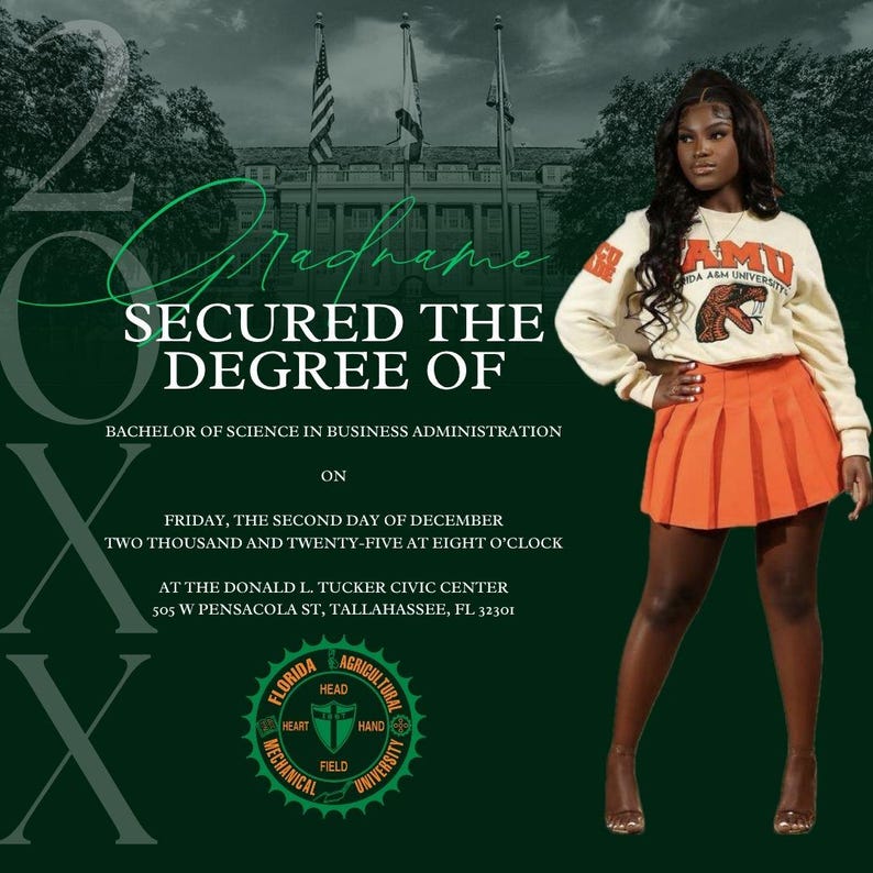 Graduation Invitation Flyer Template, Fully Editable, Multicolor ...