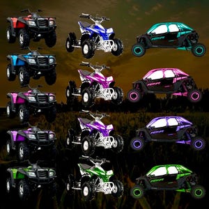 Trail Ride Flyer (4 TEMPLATES), ATV Party Flyer, Dirtbike Flyer ...