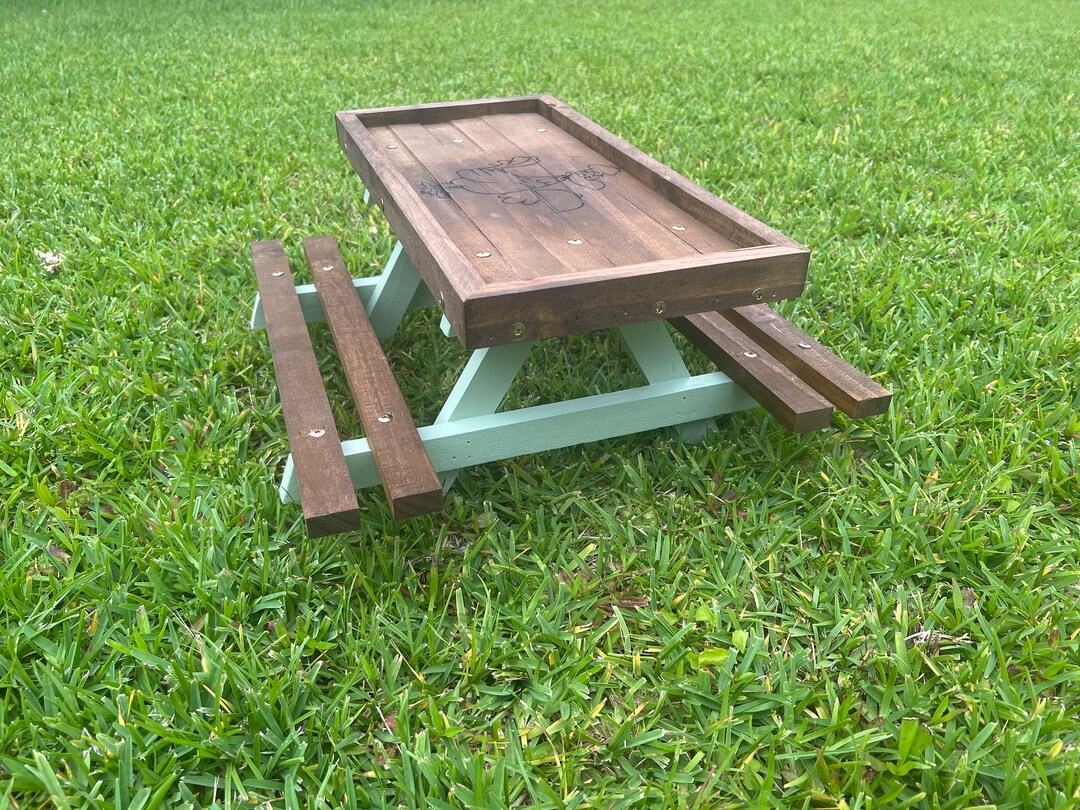 Chicknic Table (painted Green and Fully Assembled) - Etsy