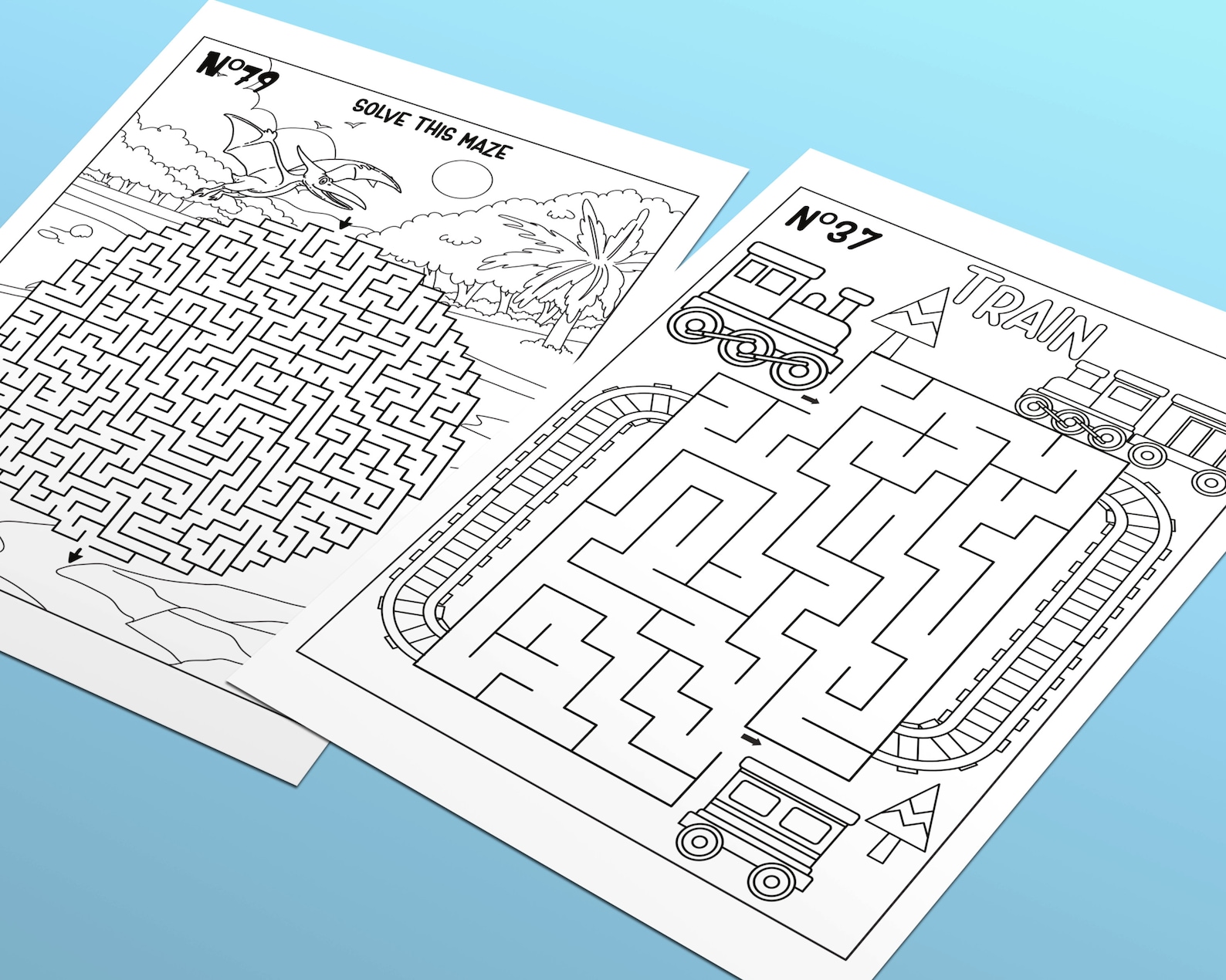 80 Printable Kids Mazes With Solutions | Fun Activities, Coloring Pages ...