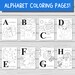 Printable Animals Alphabet Coloring Book for Kids Fun and Educational ...