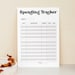 Printable Spending Tracker, Transaction Log Purchase Recorder, Money ...