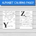 Printable Animals Alphabet Coloring Book for Kids Fun and Educational ...