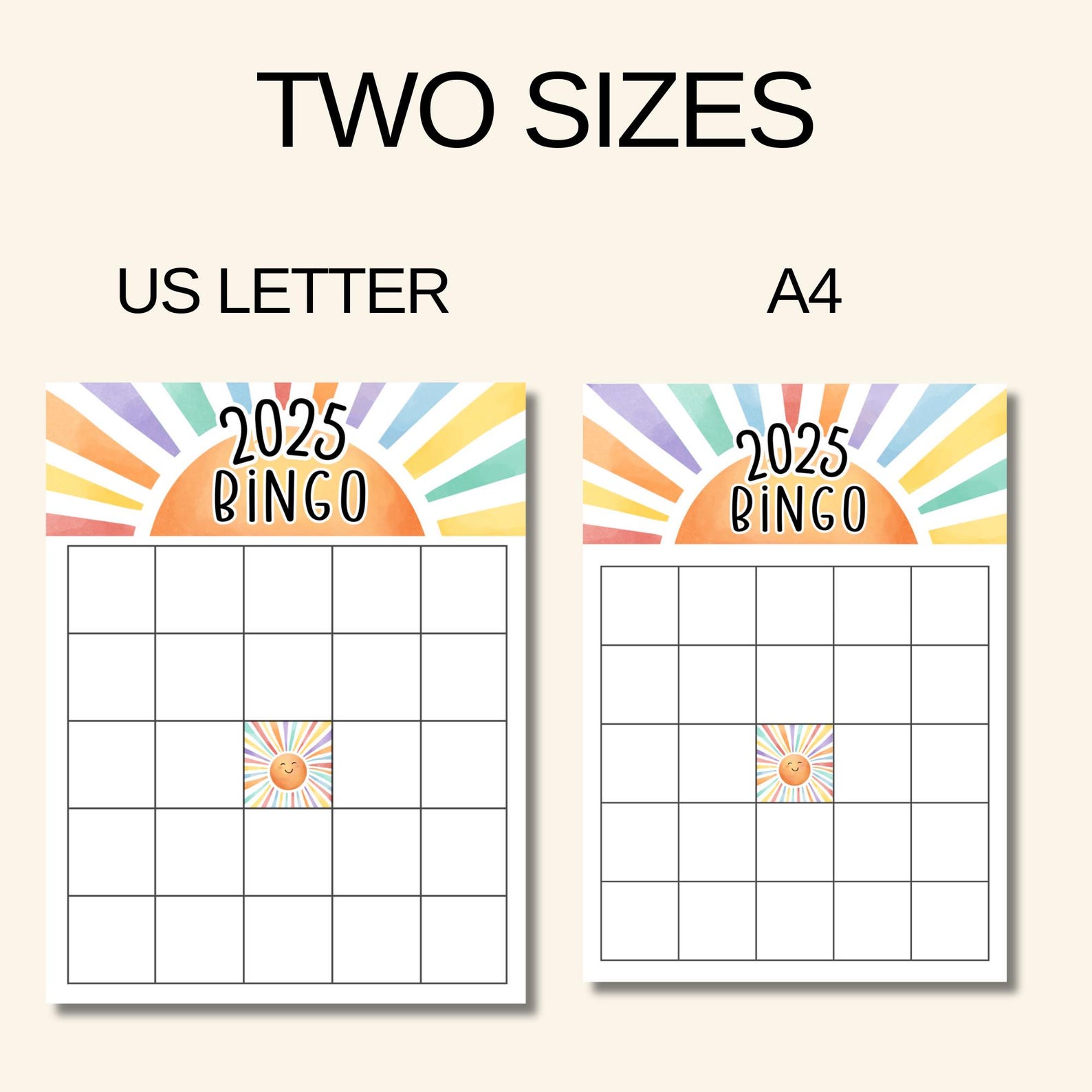 2025 Goal Setting Bingo Card: New Year Resolution Printable (digital ...
