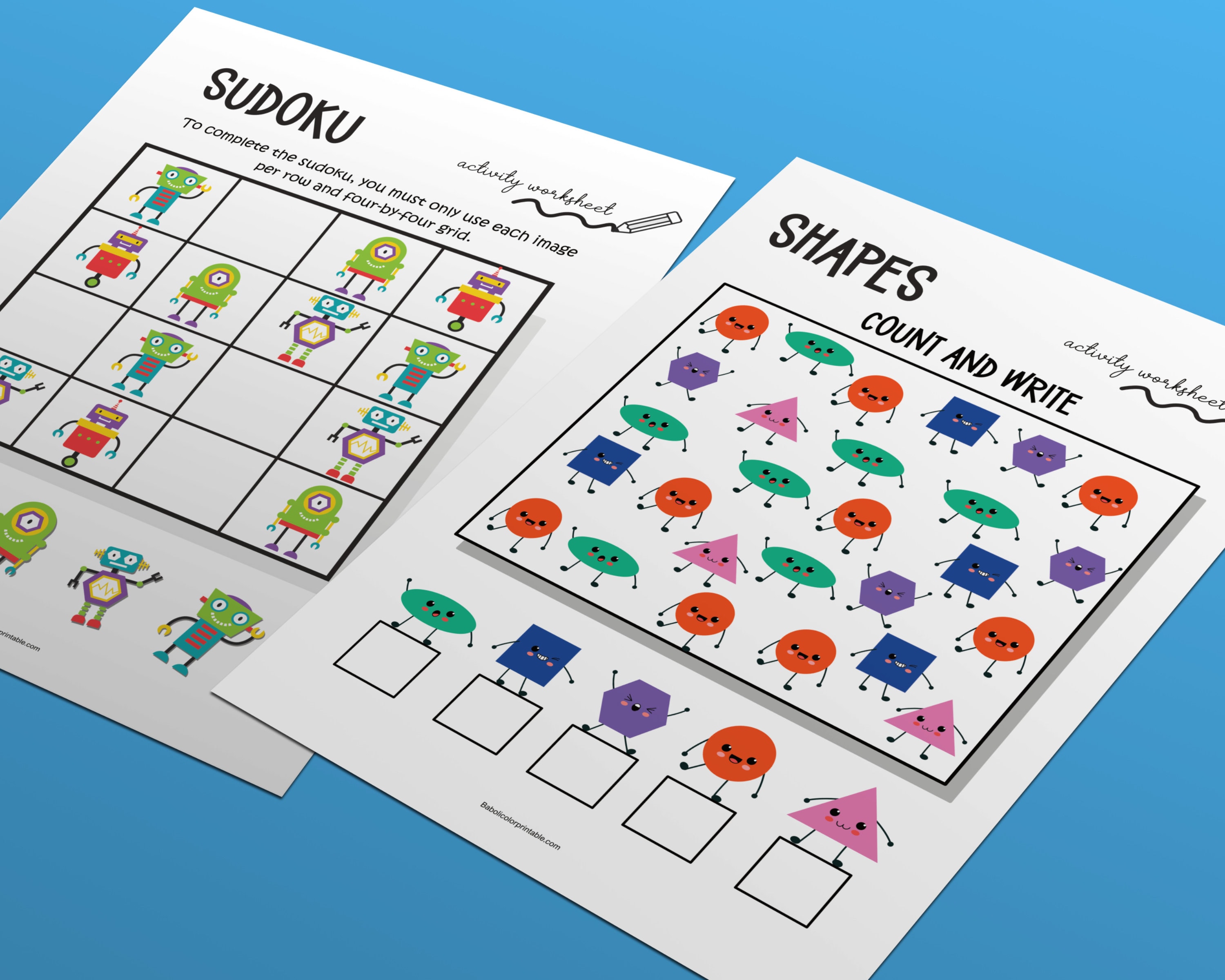 86 Fun & Educational Preschool Worksheet to Print, Colors, Shapes ...