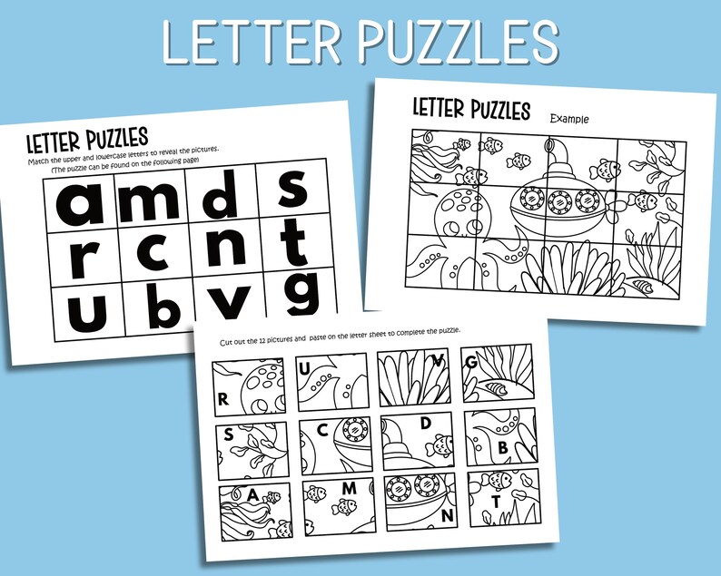 80 Fun Cut and Paste Activities for Kids | Preschool Learning ...