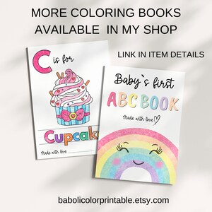 Printable Animals Alphabet Coloring Book for Kids Fun and Educational ...