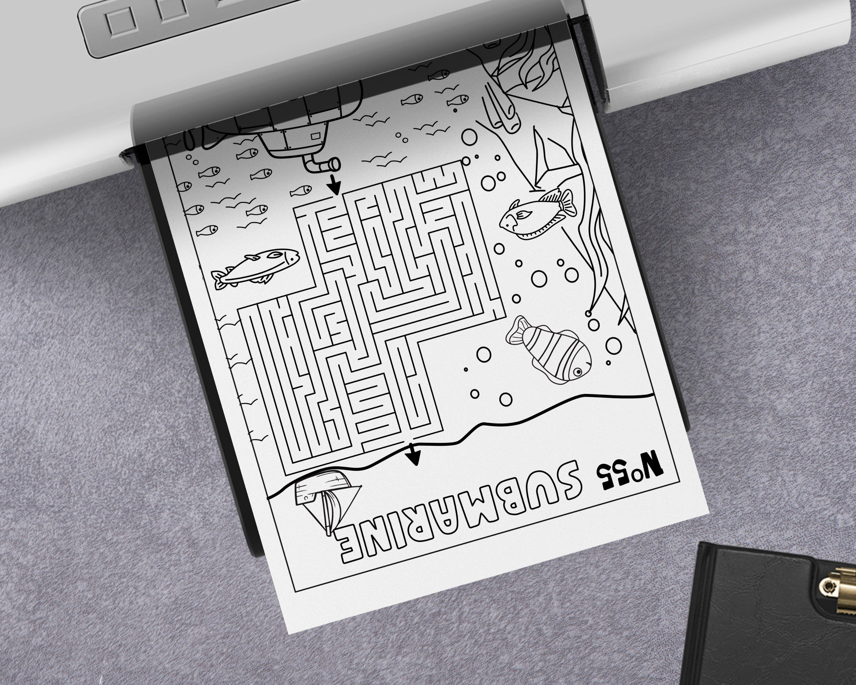 80 Mazes to Print for Kids With Solutions,fun Activities and Coloring ...