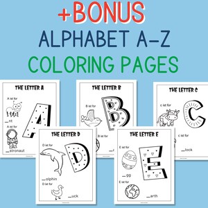 Alphabet Tracing Worksheets: Uppercase & Lowercase Practice (digital ...