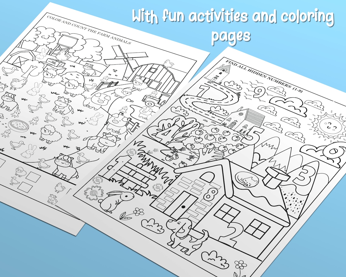 Number Tracing Worksheets 0-10: Preschool Math Activities (PDF) - Etsy