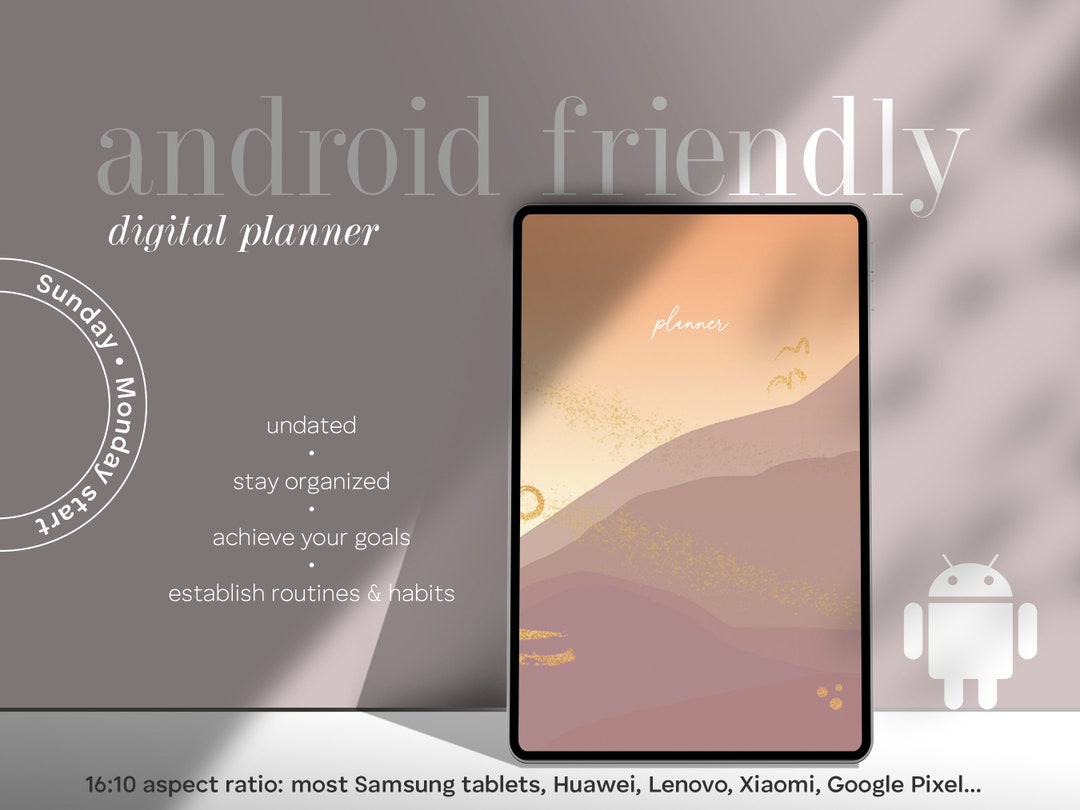 Samsung Notes Planner Undated Android Digital Planner - Etsy