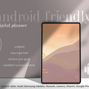 Samsung Notes Planner | Undated Android Digital Planner | Monthly ...