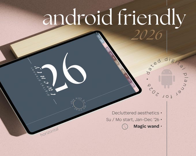 Samsung Notes Planner | Undated Android Digital Planner | Monthly ...