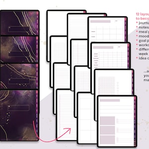 All in One Undated Digital Planner Bundle for Goodnotes | Monthly ...