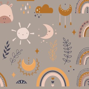 Boho Forest Animal Png Clipart for Kids Baby Fall Nursery Decor Cute ...