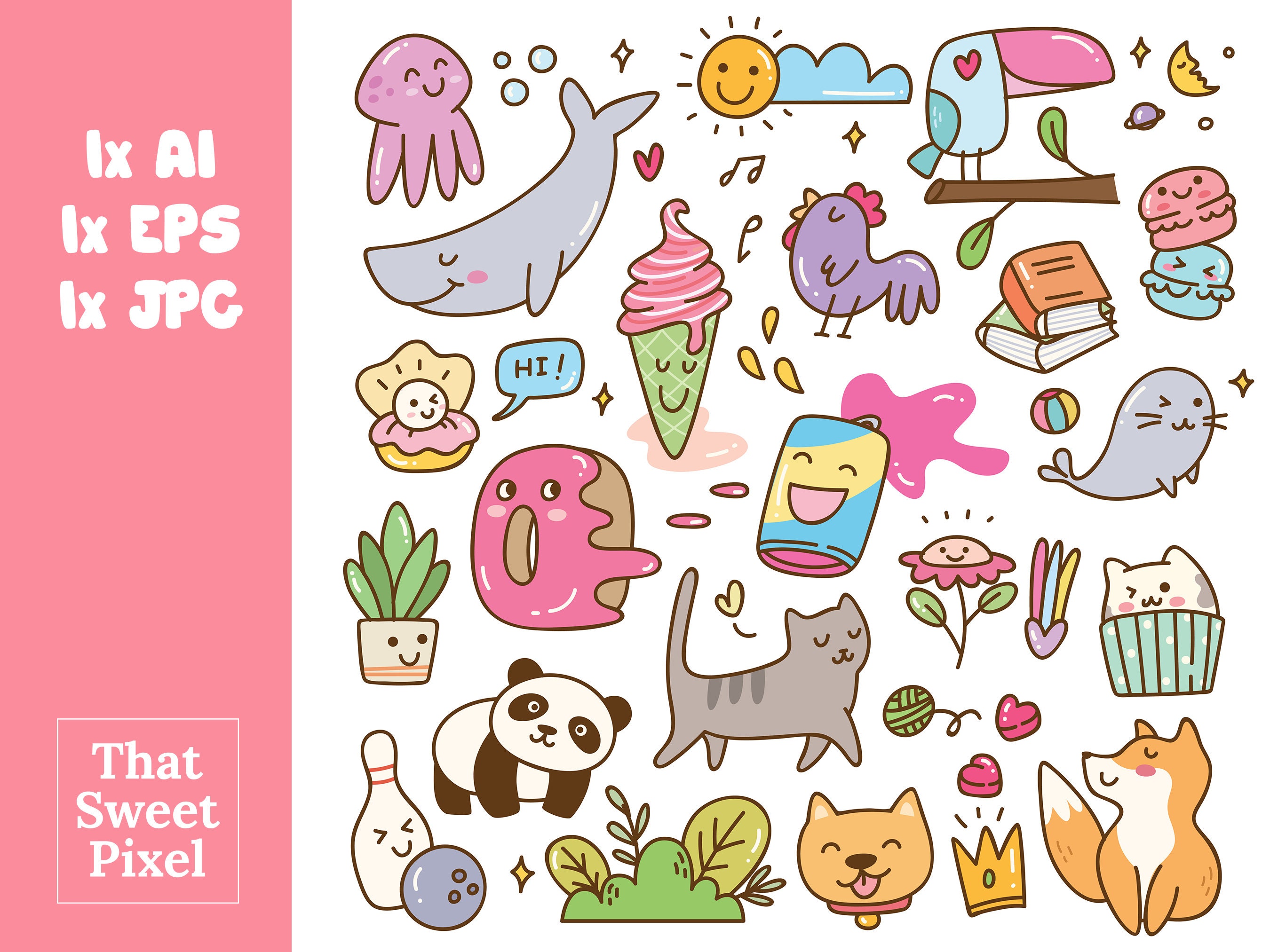 Colorful Cute Doodles