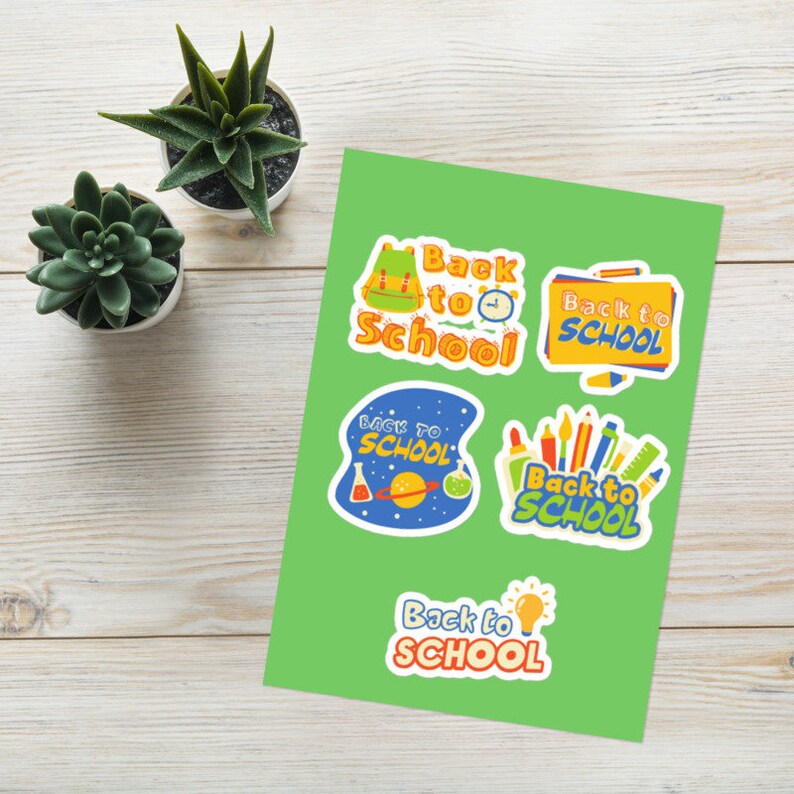 Back to School Sticker Pack school Planner Sticker Student Stickers ...
