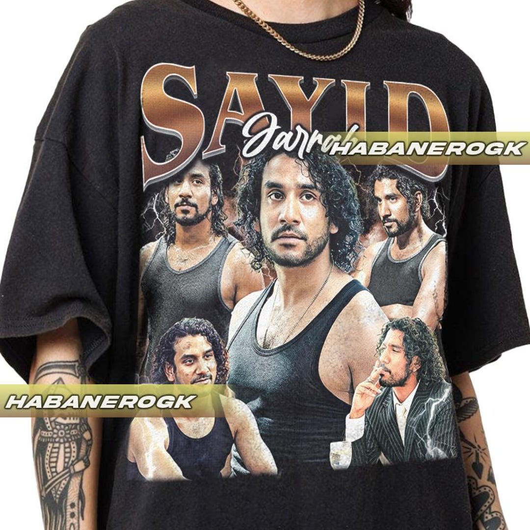 Limited Sayid Jarrah, Vintage T-shirt, Gift for Women and Man Unisex T ...