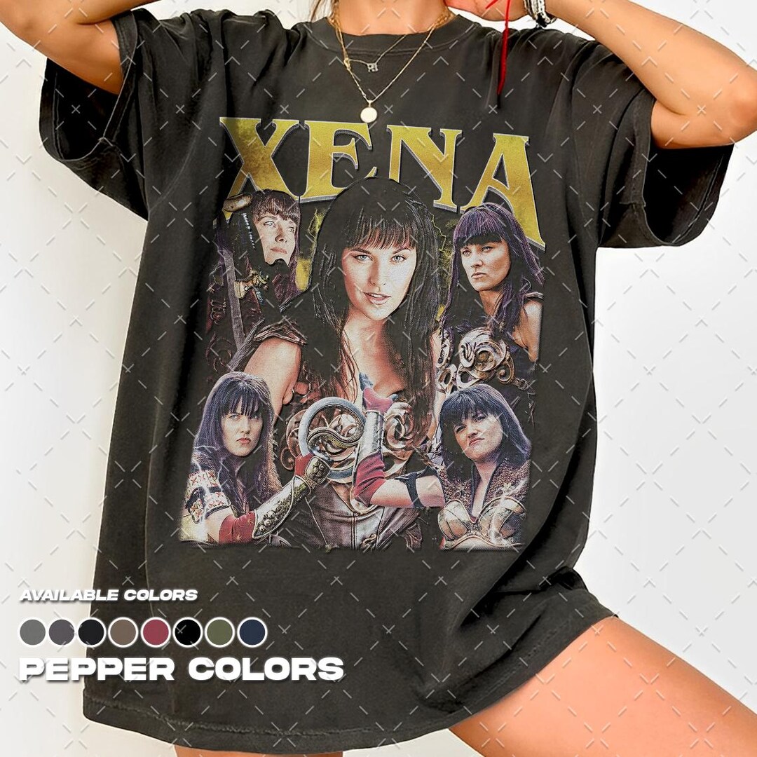 Vintage Xena Warrior Princess, Unisex Cotton Graphic Tee, Comfort ...