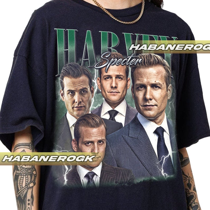 Limited Harvey Specter Vintage T-shirt, Gift for Women and Man Unisex T ...