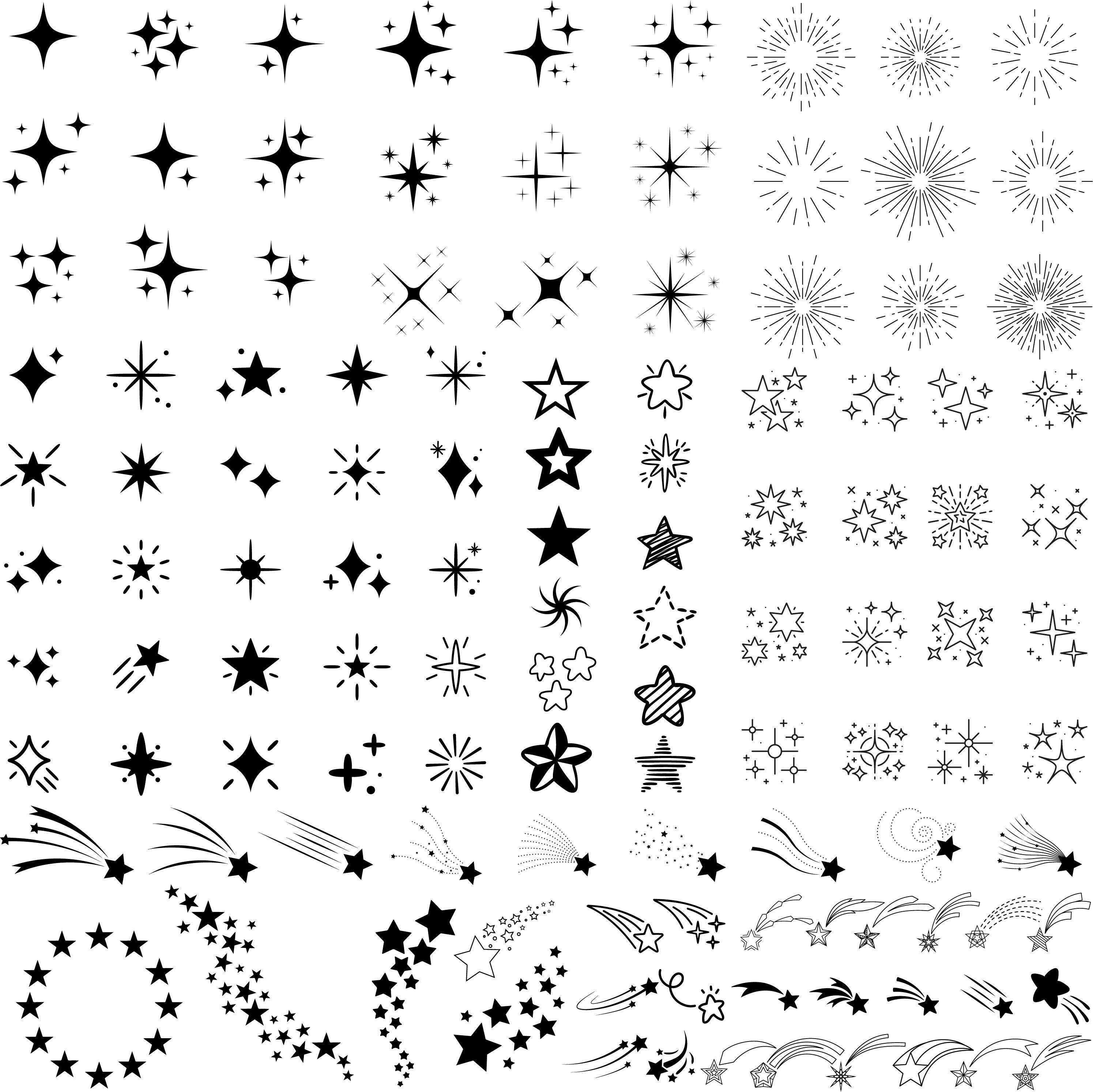 Procreate Star Stamps Procreate Sparkle Stamps Star Stamps - Etsy