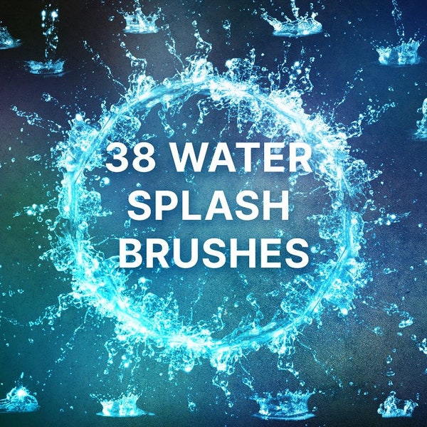Water Splash Brushes - Etsy