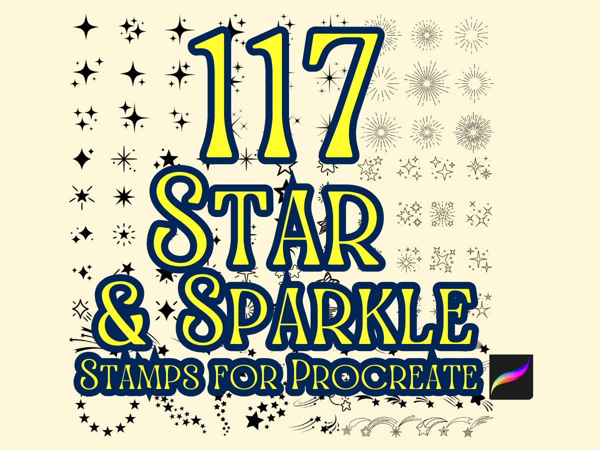 Procreate Star Stamps Procreate Sparkle Stamps Star Stamps - Etsy