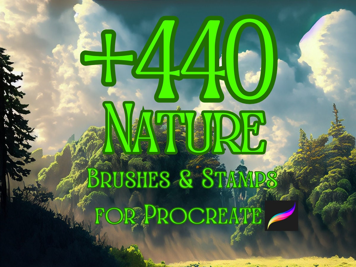 Procreate Nature Brushes Procreate Nature Bundle Procreate - Etsy