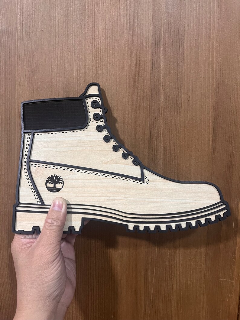 Boots Shoes SVG Layered Laser Cut File CNC Laser Cut Wall Decor Layered ...