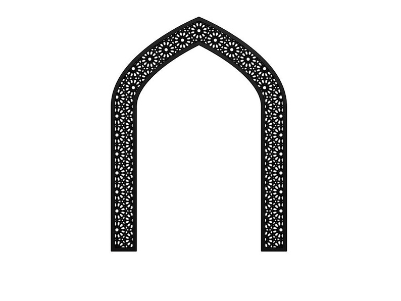 Islamic Arch Frame: Laser Cut Files for CNC, Plasma (digital Download ...