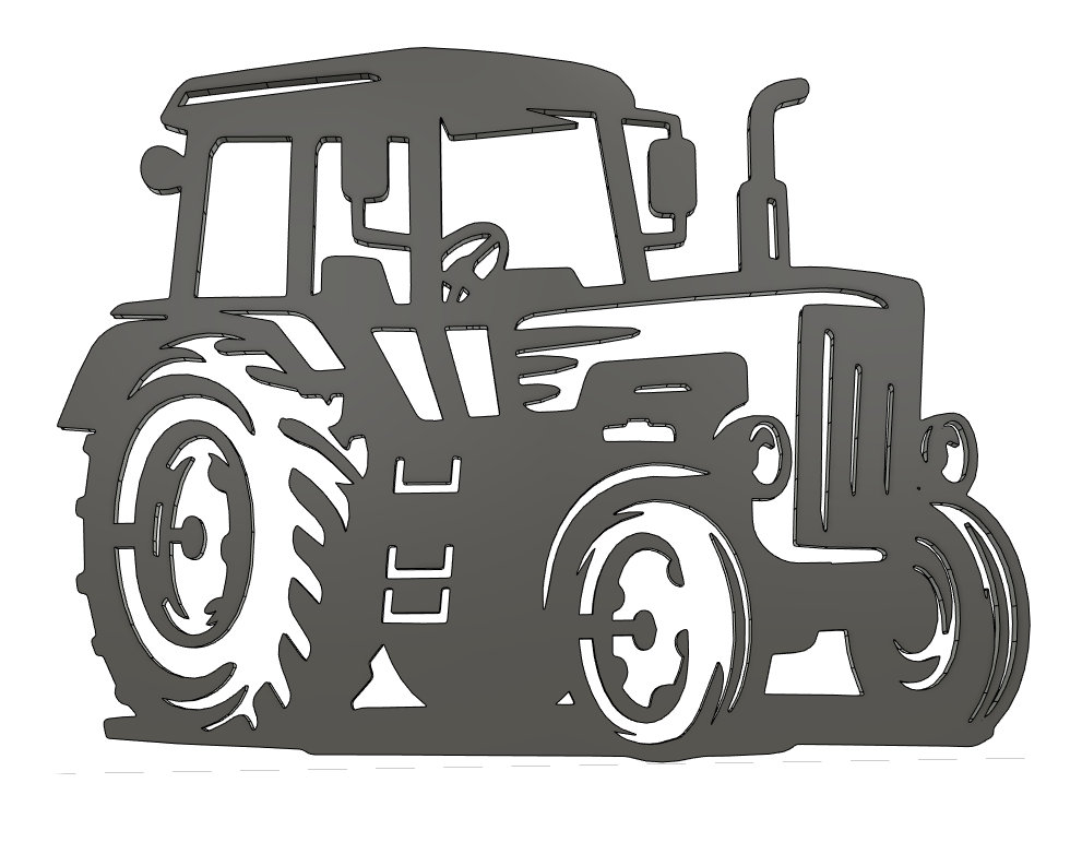 Tractor DXF Cut File Tractor Png Tractor Sign Tractor Ornament Boy ...
