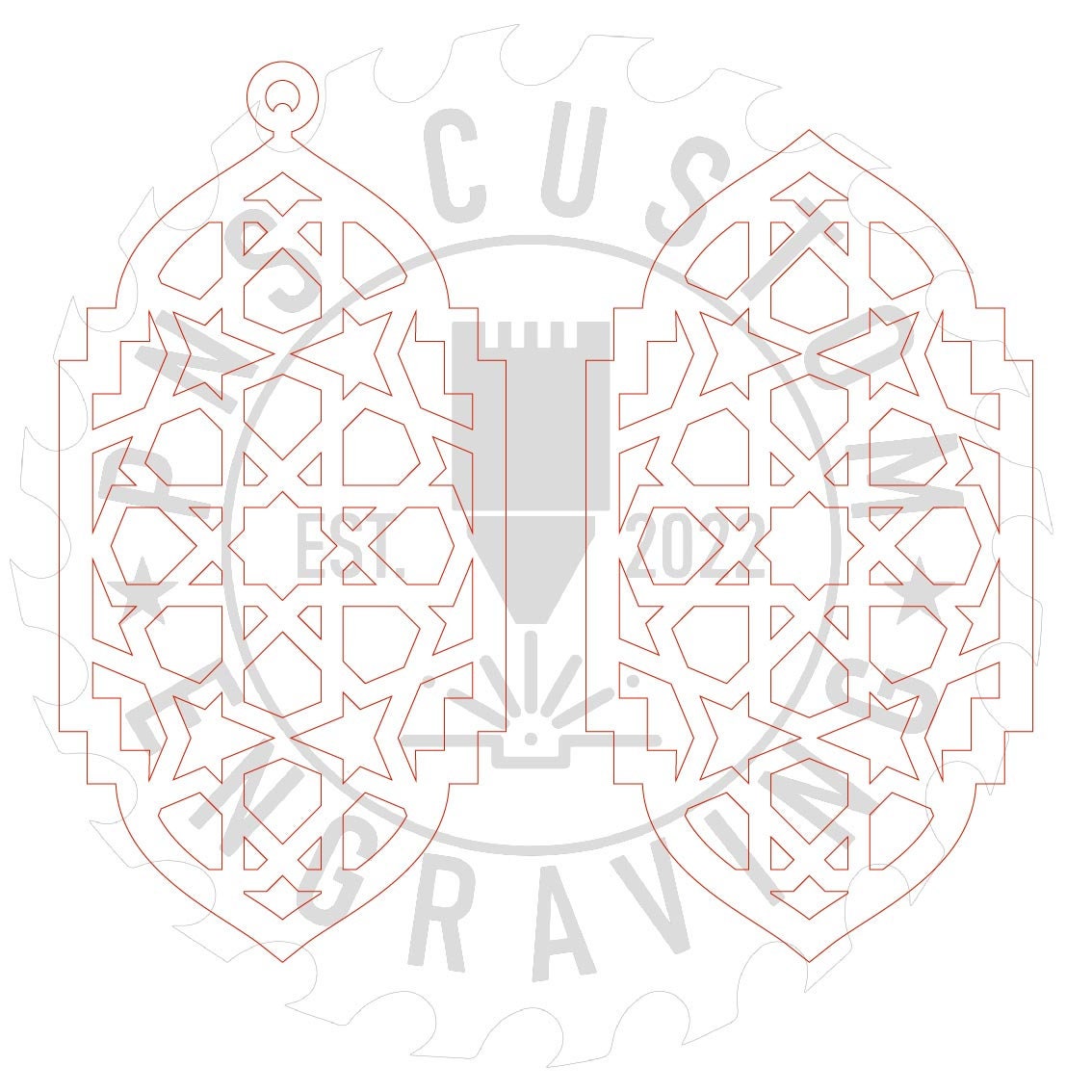 Mashrabiya Ramadan Lamp Svg File, Islamic Pattern Ramadan Lamp Kareem ...