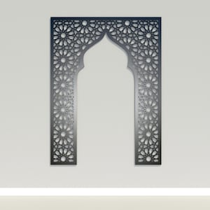 Islamic Pattern Arch Frame Backdrop Svg File Arch Arabic Laser Cut File ...