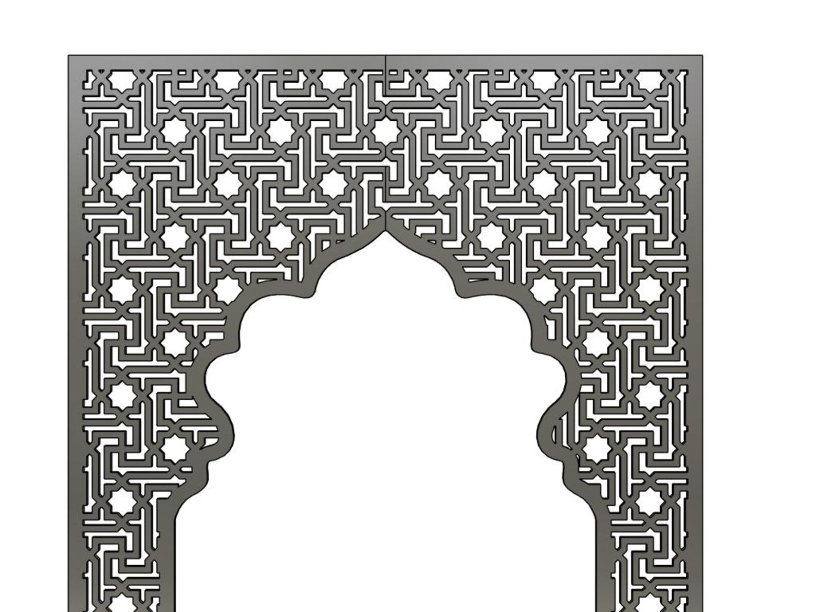 Islamic Mihrab Arch Wall Panel: Laser Cut CNC Prayer Niche (digital ...