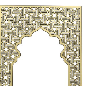 Islamic Mihrab Arch Wall Panel: Laser Cut CNC Prayer Niche (digital ...
