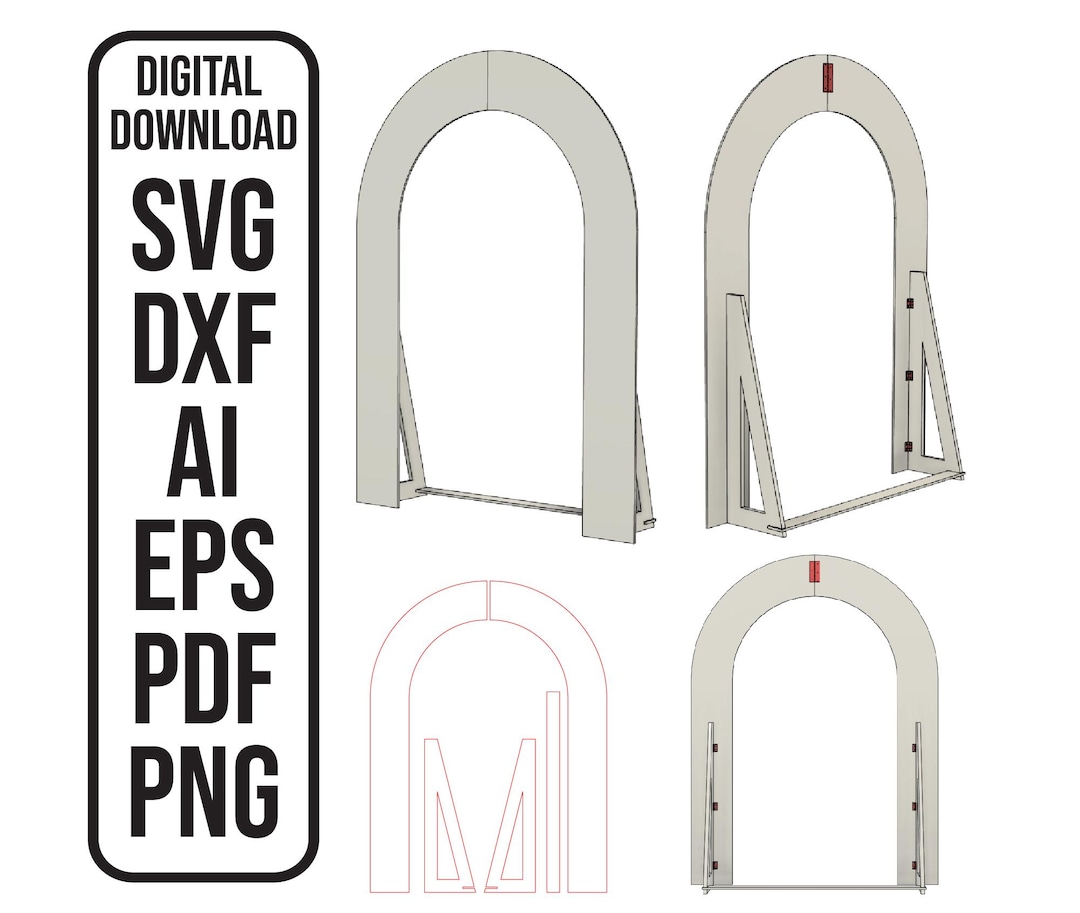 Wedding Arch Backdrop SVG CNC Plan (digital Download) - Etsy