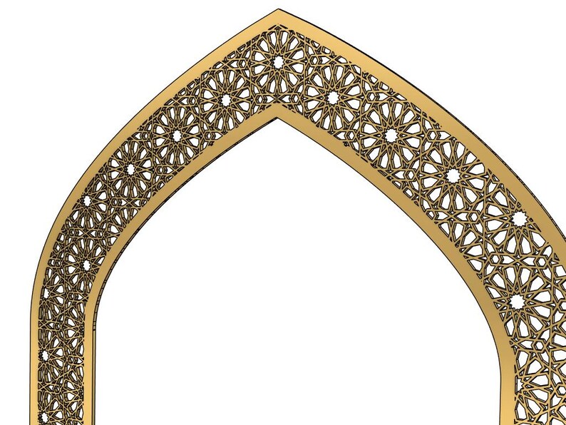 Islamic Arch Frame: Laser Cut Files for CNC, Plasma (digital Download ...