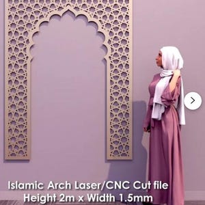 Islamic Arch CNC Laser Cut Files: Mashrabiya Pattern (digital Download ...