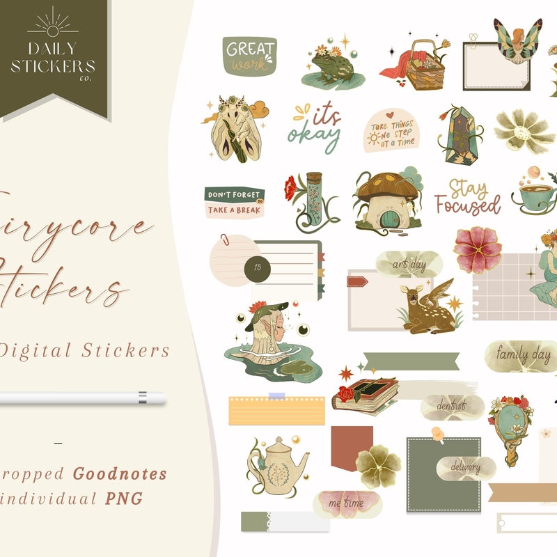 Fairycore Stickers - Etsy