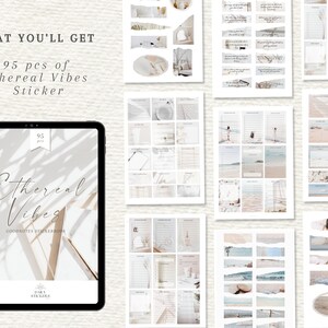 Ethereal Vibes Digital Stickers, Aesthetic Stickers for Goodnotes ...