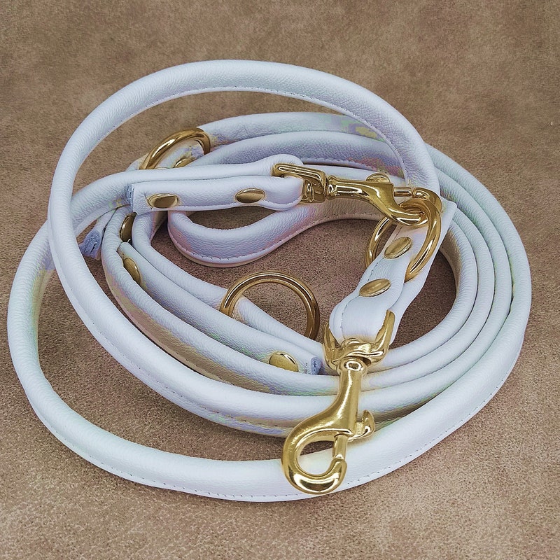 White Leash - Etsy