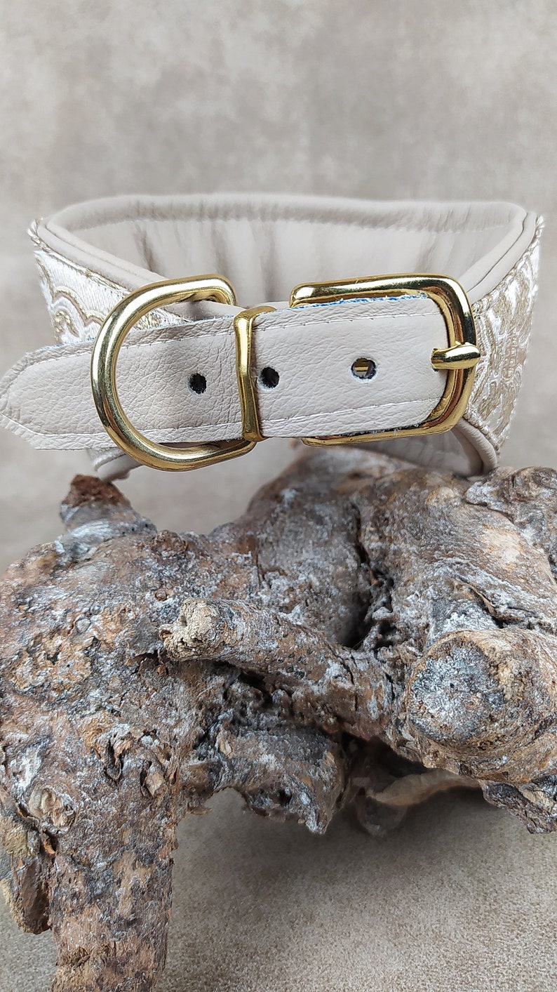 Wide Greyhound Collar, Leather Collar, Buckle Collar, Dog Collar - Etsy