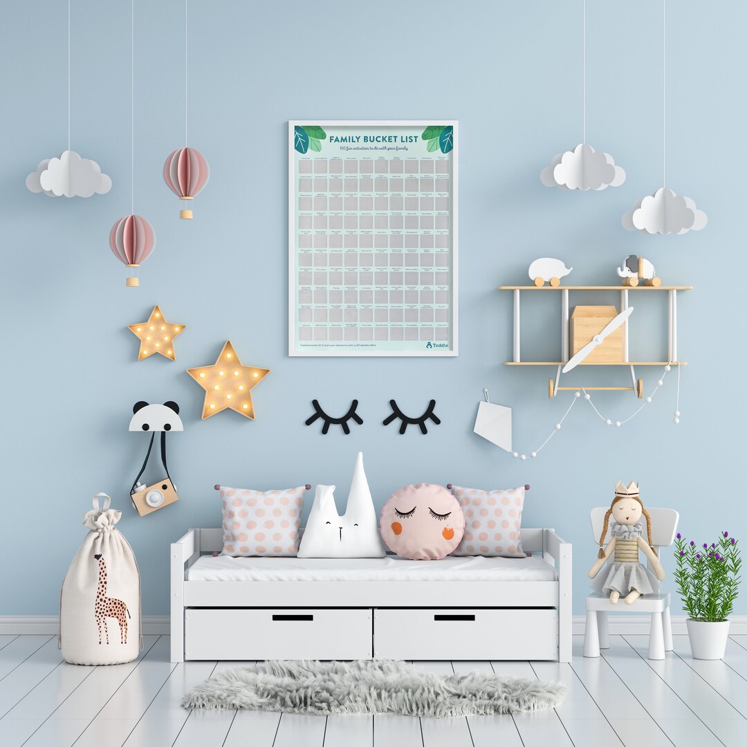 100 Family Adventures Scratch Off Poster Ultimate Bucket List A3 y A2 ...