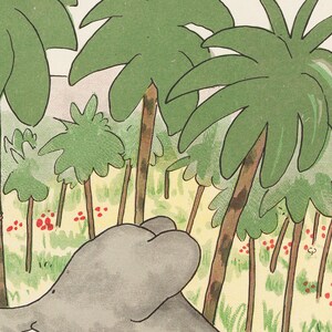 Babar Avec Sa Mère • Digital Download of Vintage Babar the Elephant Art ...