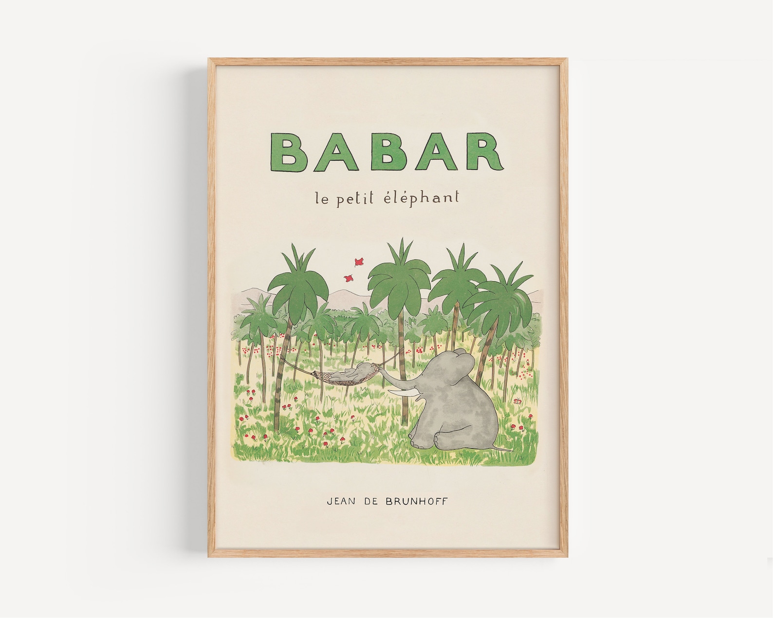 Babar Avec Sa Mère Digital Download of Vintage Babar the Elephant Art ...
